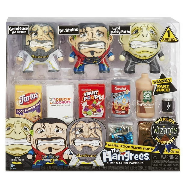 The Hangrees World’s Poopiest Wizards Collectible Parody Figures 3-Pack ...