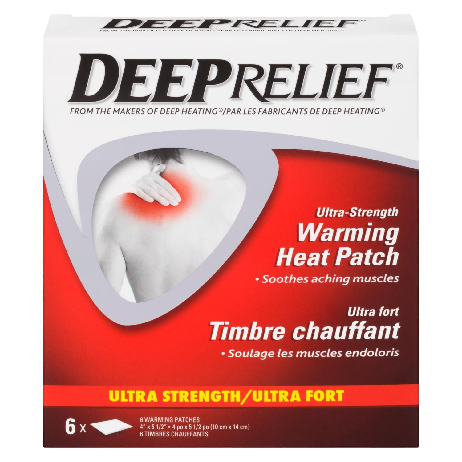 Deep Relief Ultra Strength Warming Heat Patch | Walmart Canada
