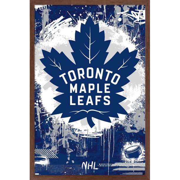 NHL Toronto Maple Leafs - Maximalist Logo 23 Wall Poster, 22.375" x 34 ...