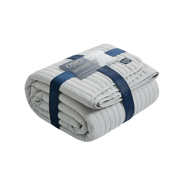 Chaps 3 PC Quilt Set Grey Double/Queen, Cozy Grey D/Q Quilts - Walmart.ca