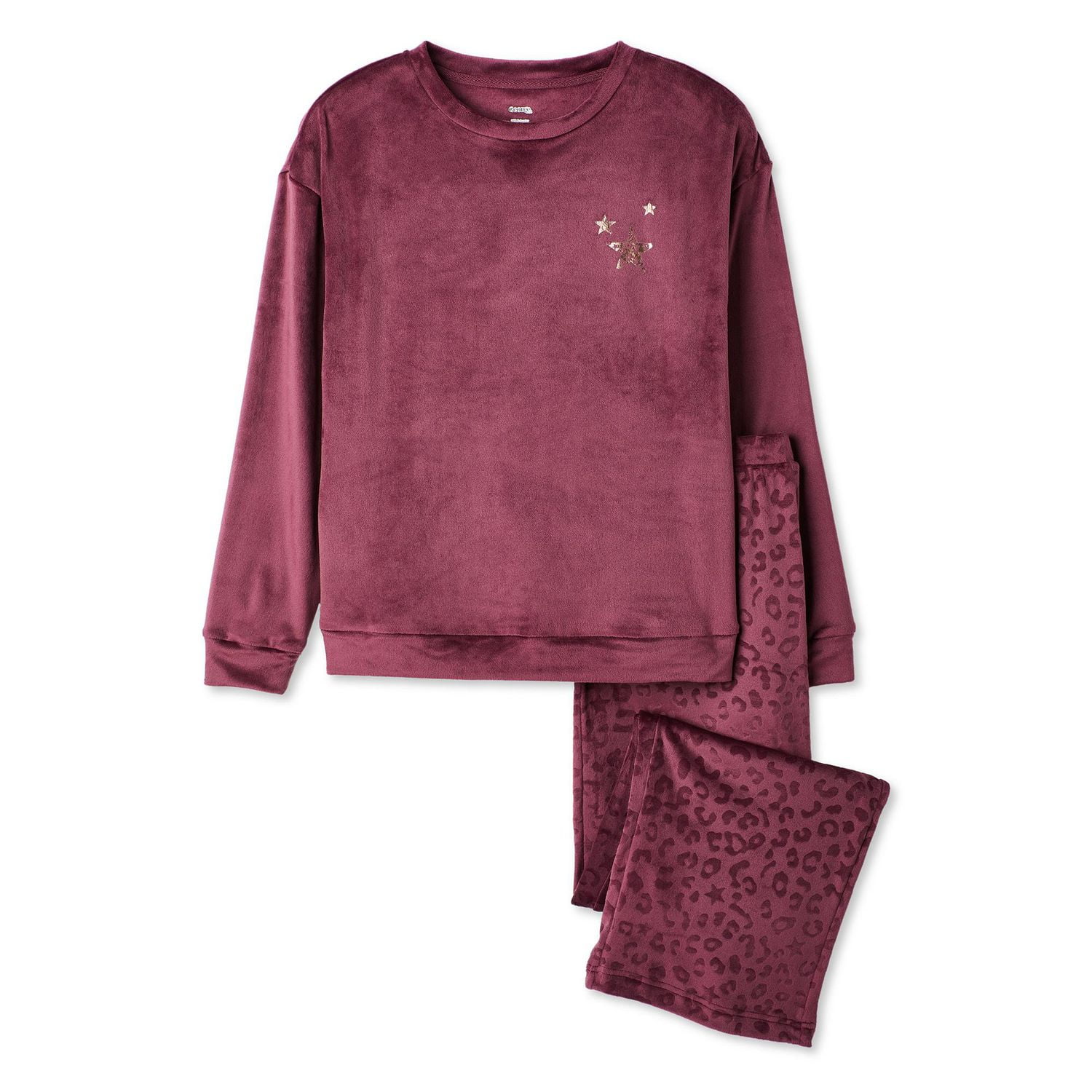 Click here for George Womens Velour Pajama 2-Piece Set L prices