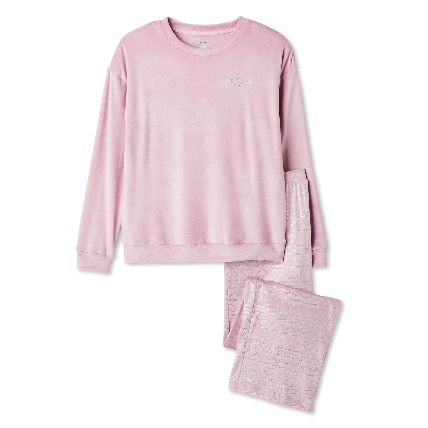 Click here for George Womens Velour Pajama 2-Piece Set Xxl prices