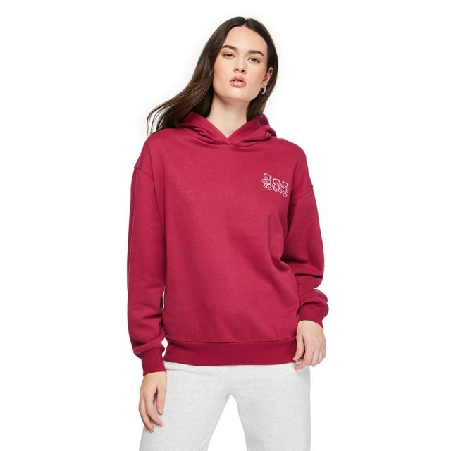 No Boundaries Women's Oversized Fleece Hoodie - Walmart.ca