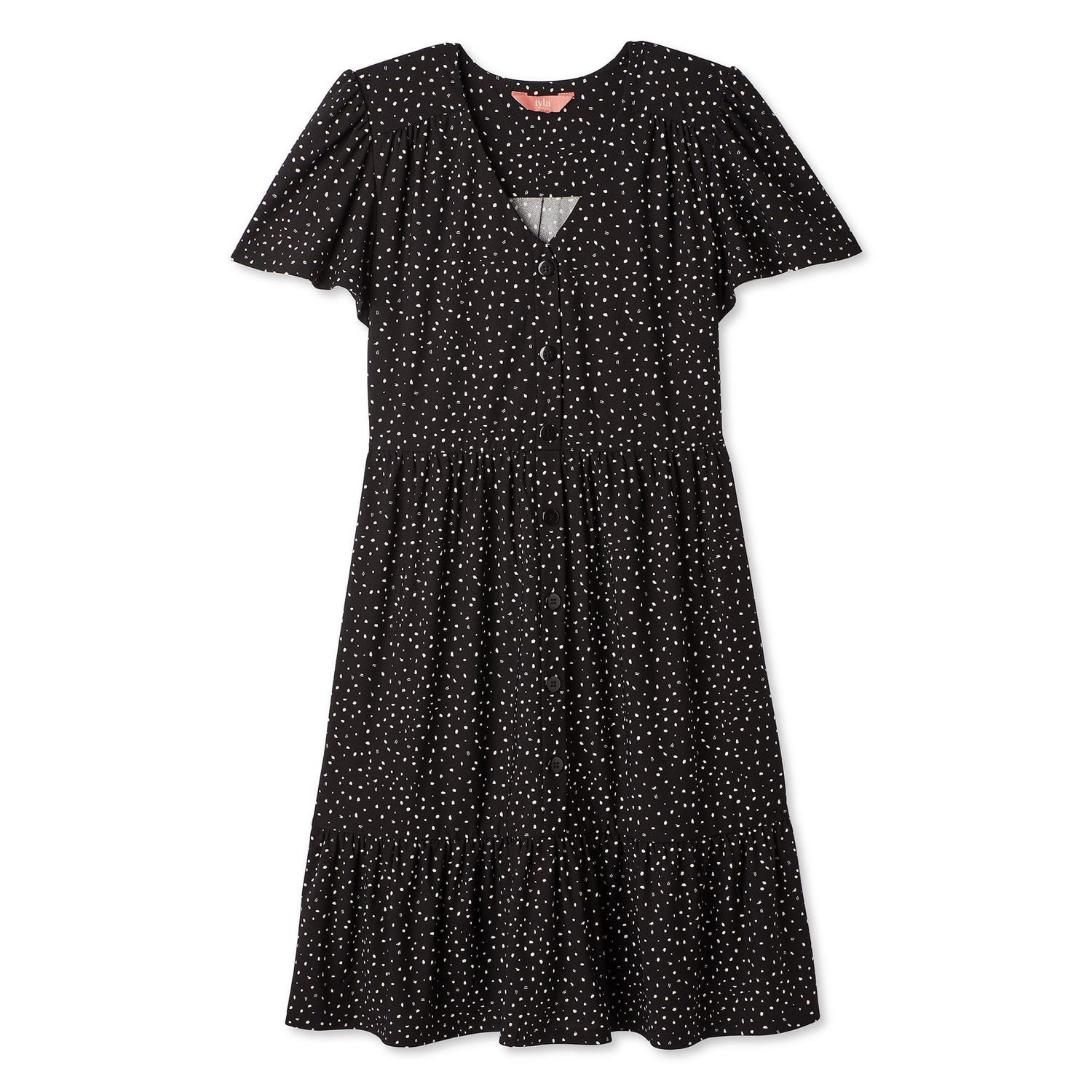 Click here for Iyla Womens V-Neck Dress S prices