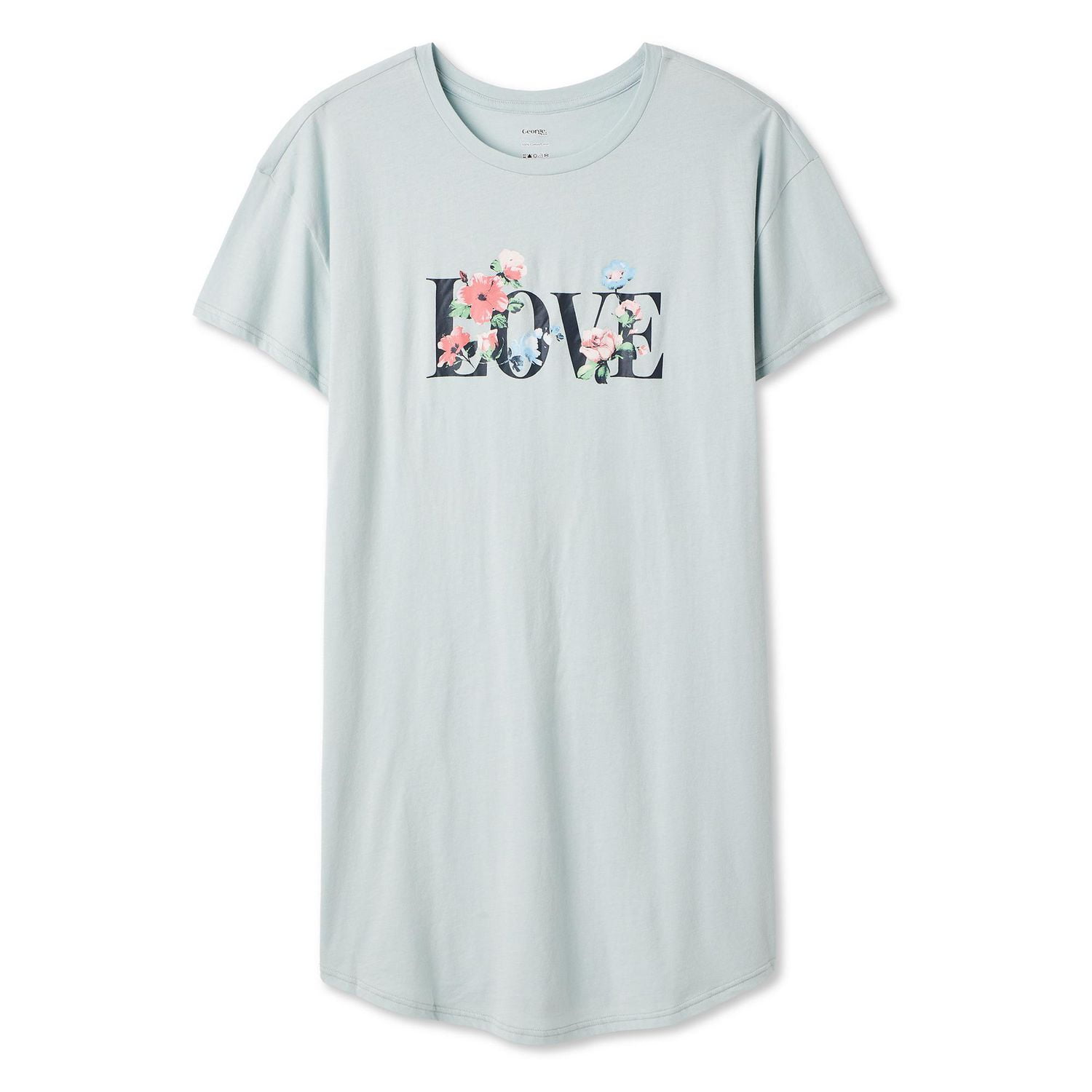 Click here for George Womens Crew-Neck Nightshirt M prices