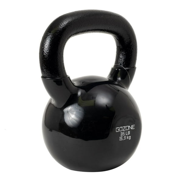 GoZone Vinyl-Dipped Cast Iron Kettlebell, Wide handle design - Walmart.ca