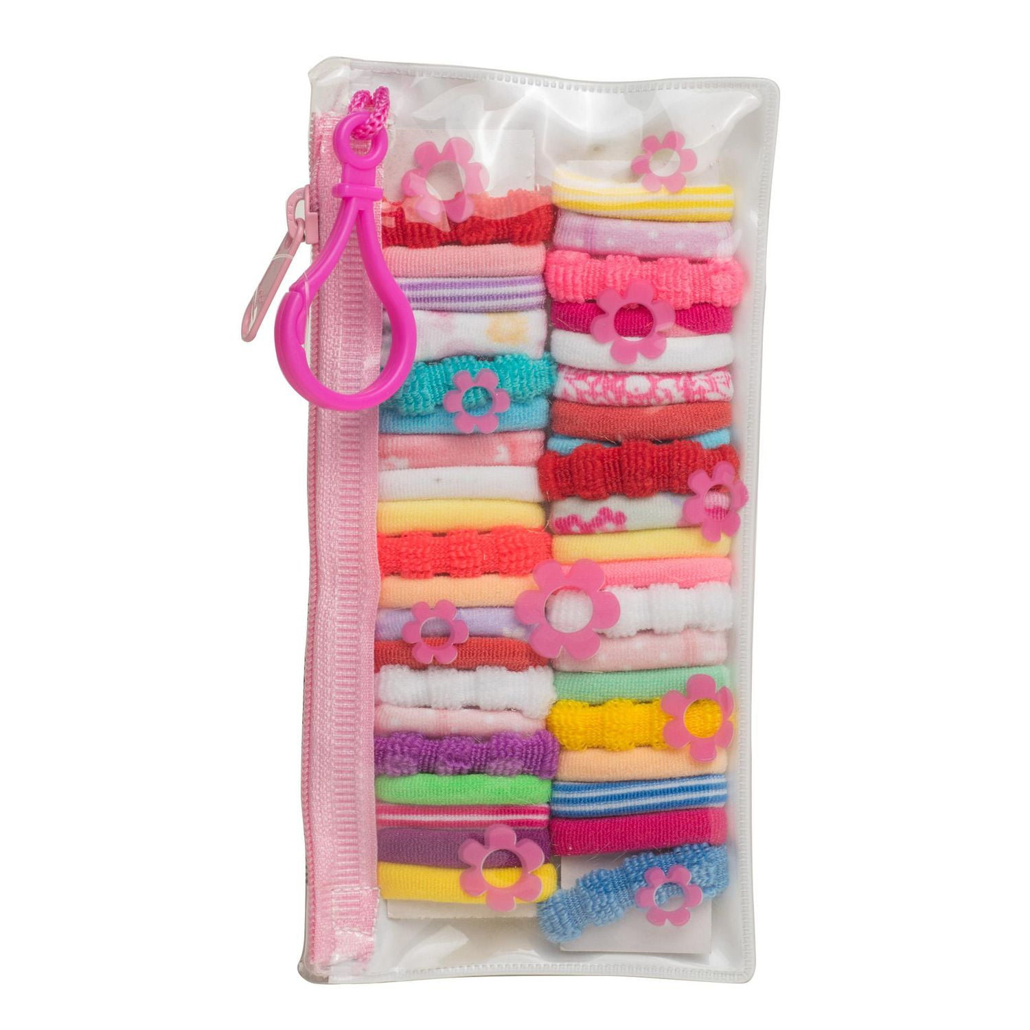 Click here for George 40 Pc Pack Ponytail Holders With Pouch One... prices