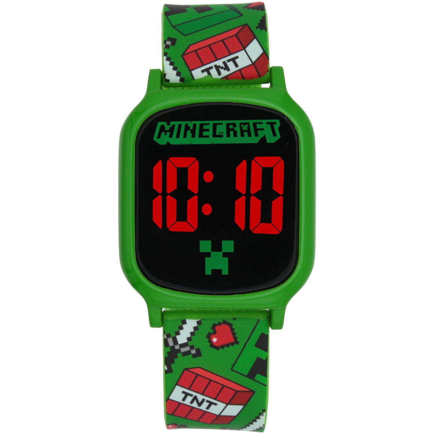 Click here for Minecraft Kids Digital Led Watch - Green Creeper D... prices