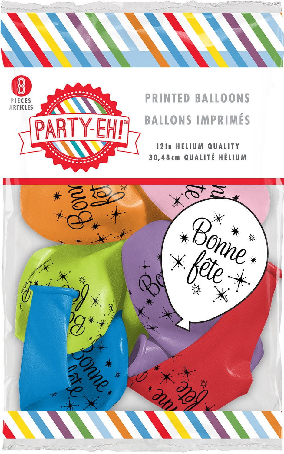 PARTY-EH! 12" Helium Quality Latex Balloons | Walmart Canada