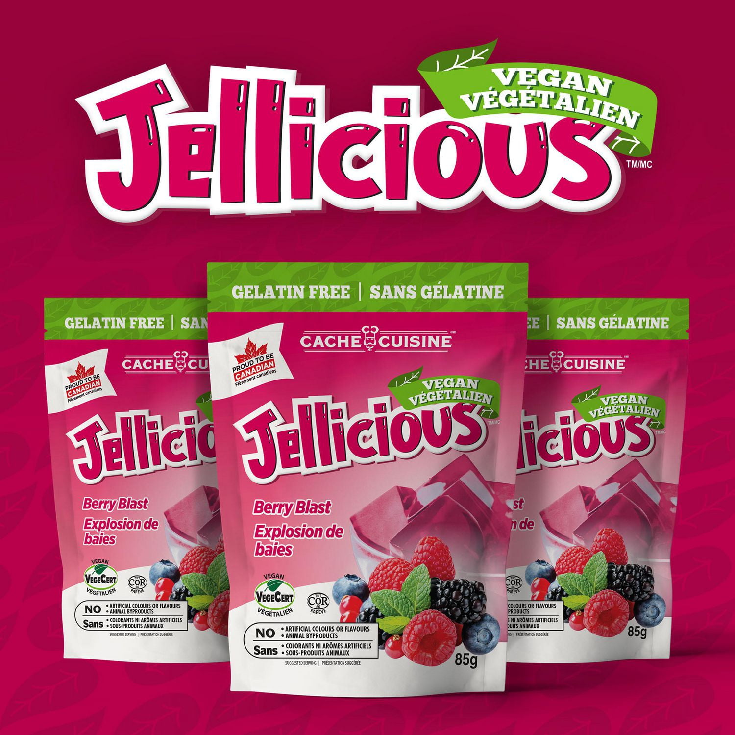 Jellicious Berry Blast Vegan dessert jelly | Walmart Canada