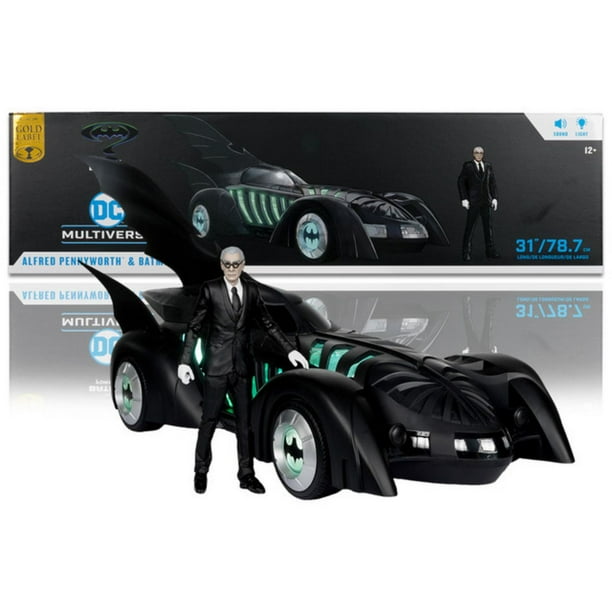 Alfred Pennyworth & Batmobile (Batman Forever) Vehicle and 7" Figure ...