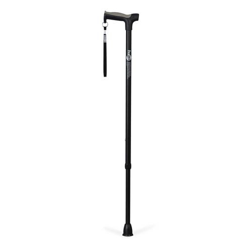 Hugo Adjustable Derby Handle Cane with Reflective Strap, Ebony - Walmart.ca