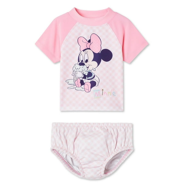 Minnie Mouse Baby Girls' Swim Diaper 2-Piece Set - Walmart.ca