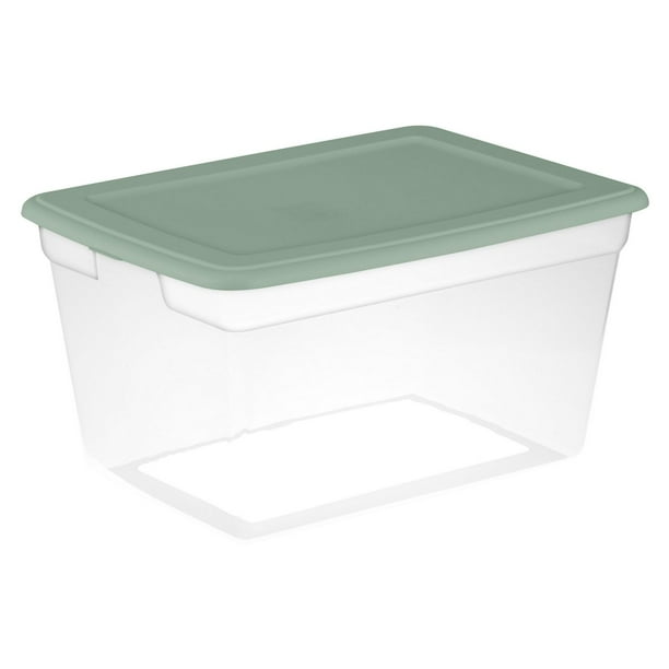 Sterilite 55L Storage Box - Green, 55L - Walmart.ca