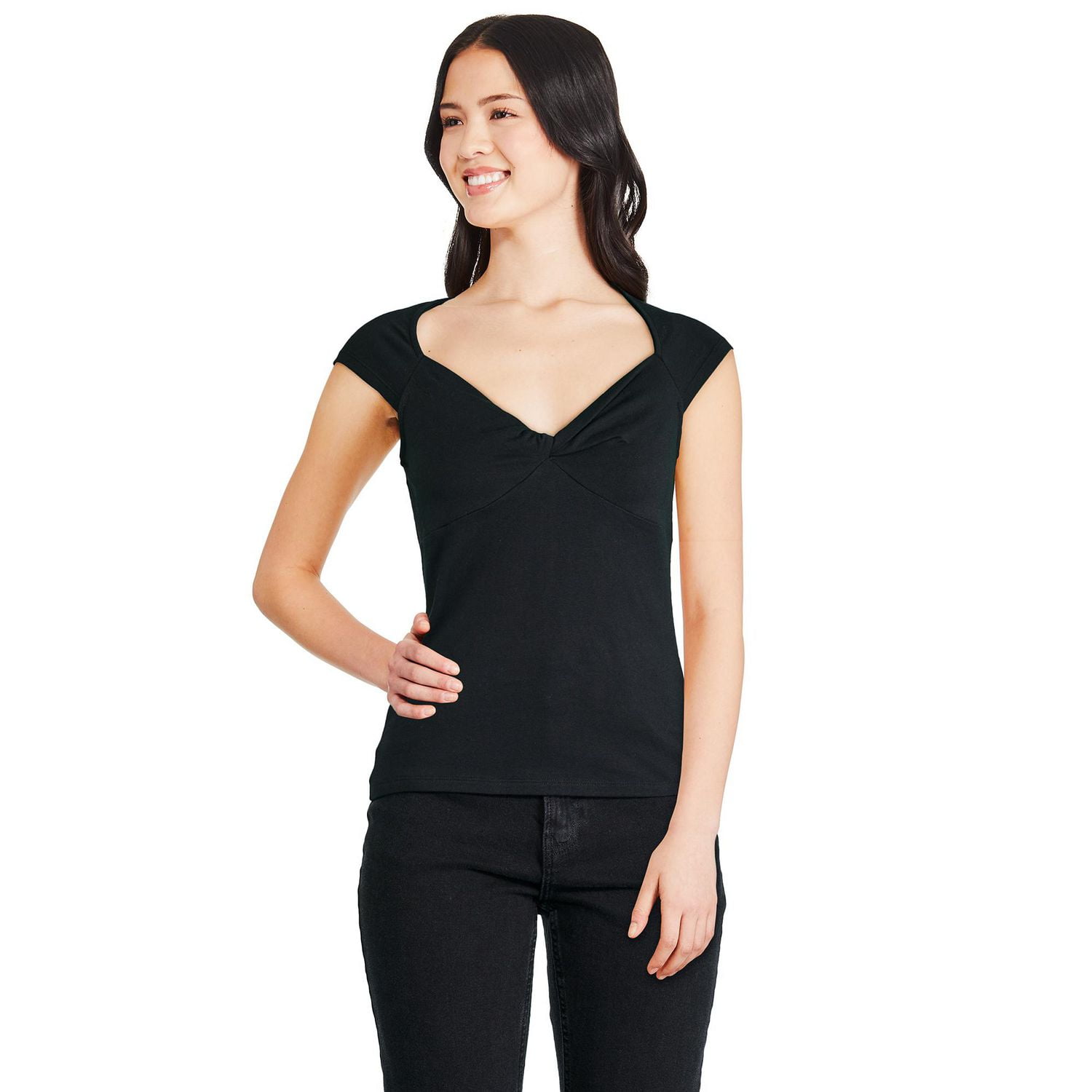 George Women's Knotted Front Top - Walmart.ca