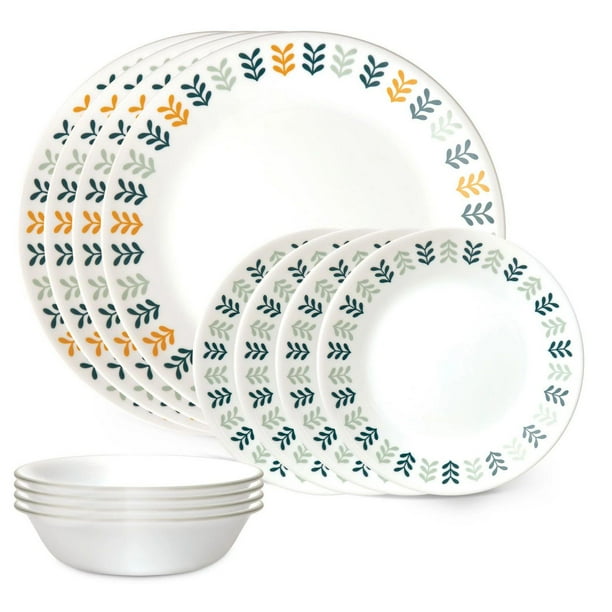 Corelle® Vitrelle® Classic Anders 12-piece Dinnerware Set, Corelle Classic Anders 12pc - Walmart.ca