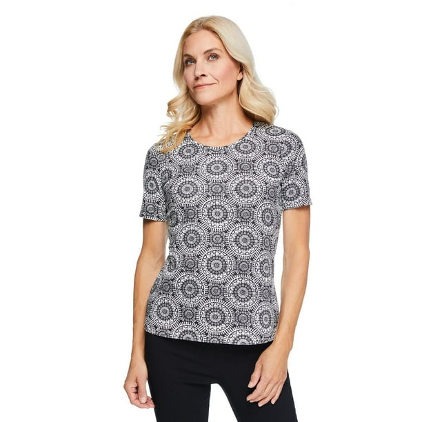 Iyla Women's Short Sleeve Printed Tee - Walmart.ca