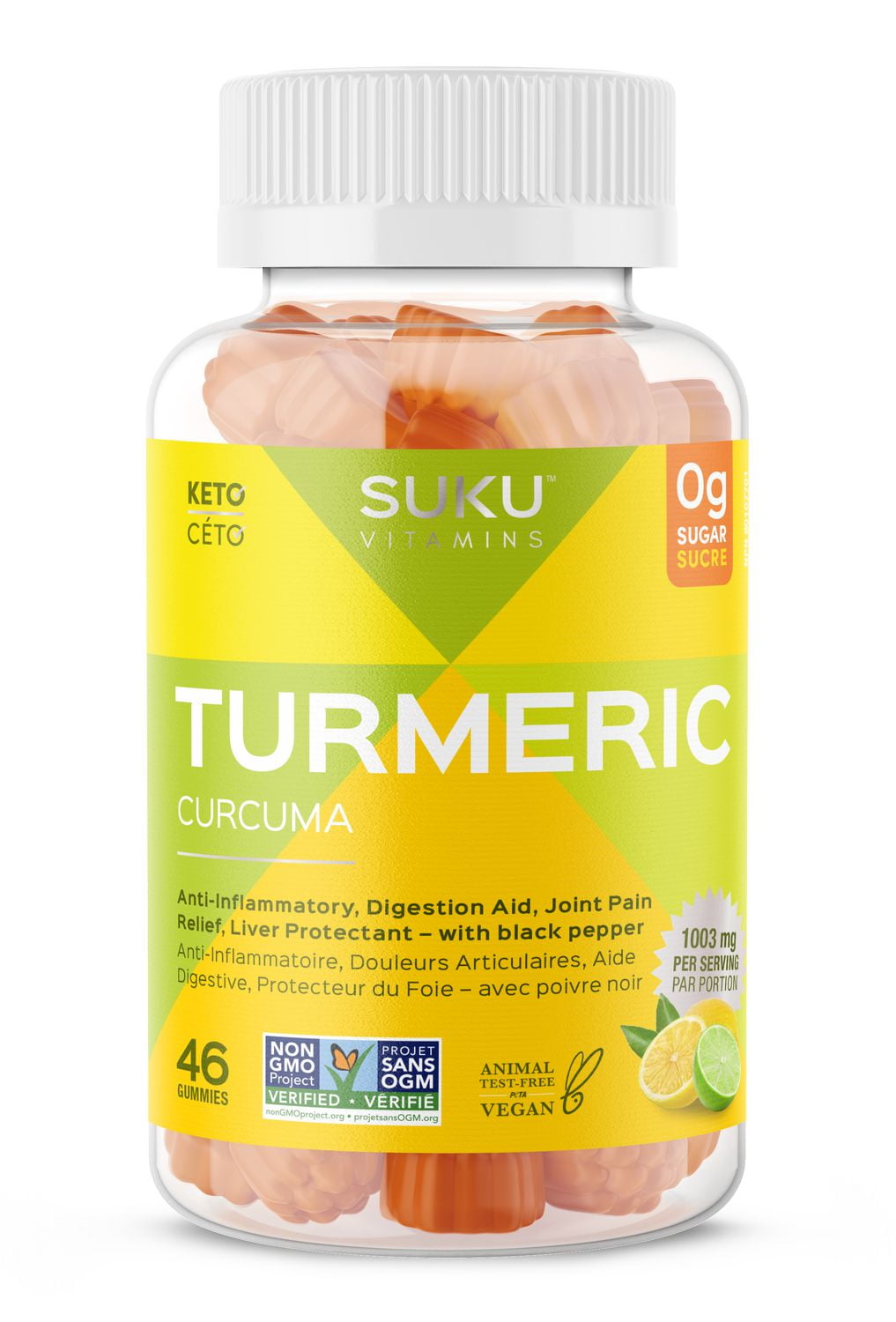 Click here for Suku Vitamins  Turmeric  Gummy Vitamins 46ct prices