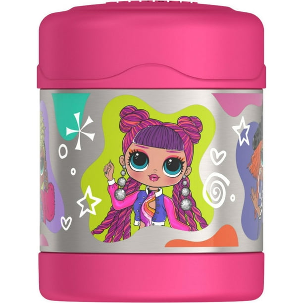 Thermos Funtainer Vacuum Insulated 10 OZ Food Jar, OMG LOL, 10 Oz Pink ...