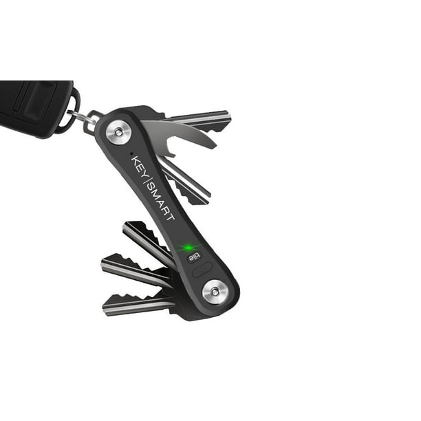 KeySmart Pro Compact Key Holder with Tile Smart Location - Slate ...