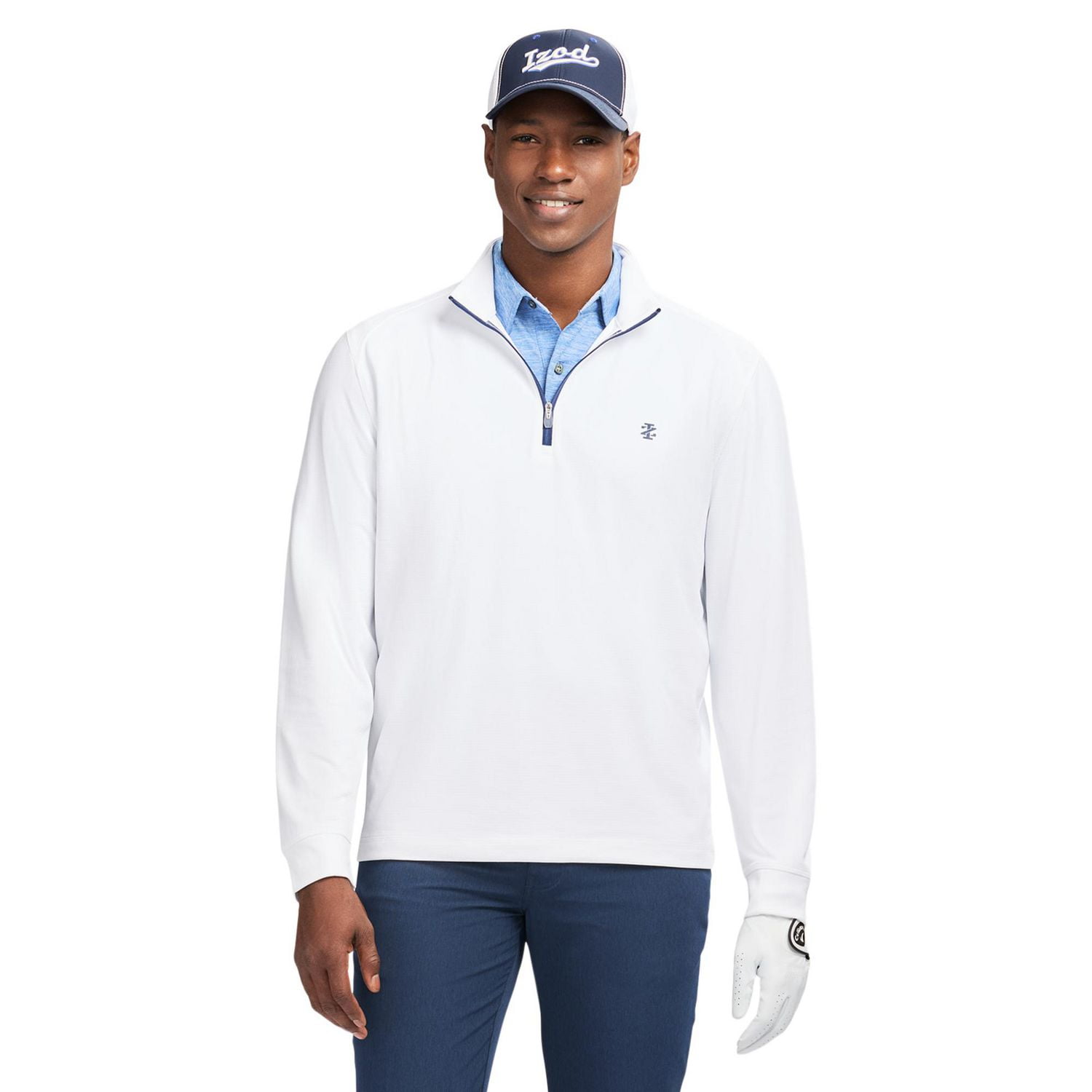 Click here for Izod L/S 1/4 Zip Sweater Xxl prices