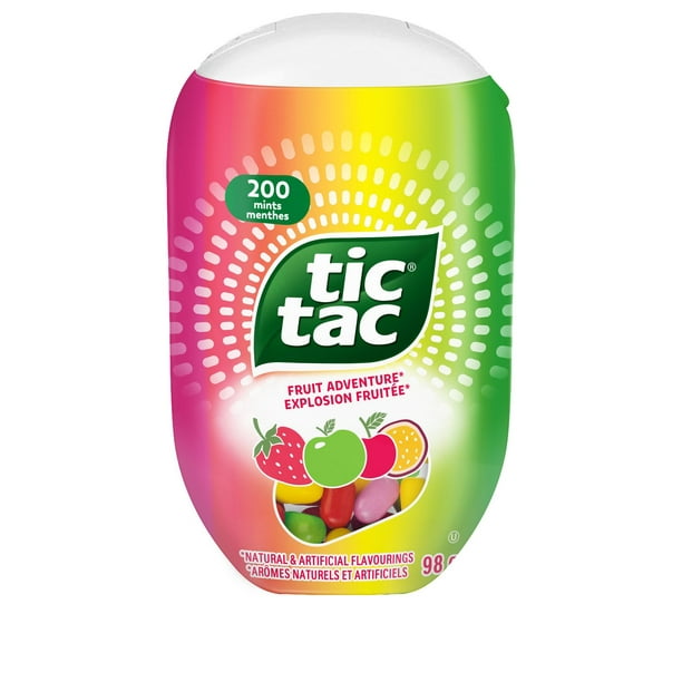 TIC TAC® Mints, Fruit Adventure, Mint Candy, 200 pills, 98g - Walmart.ca