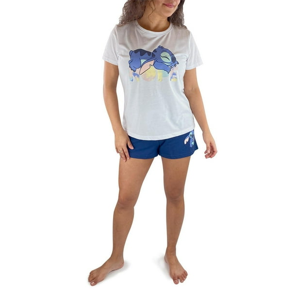 Disney Lilo & Stitch Ladies' Short Sleeve Boxer PJ Set - Walmart.ca