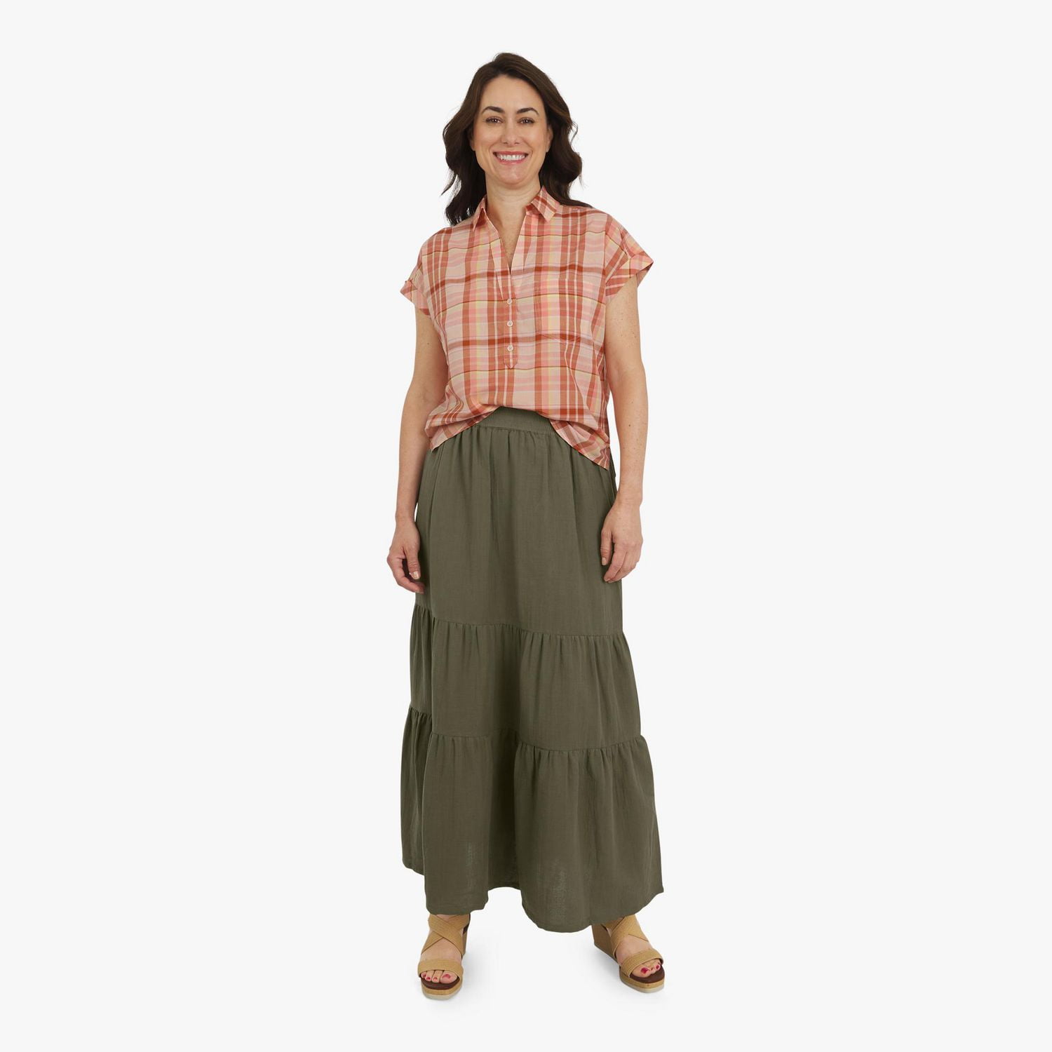 Click here for Chaps Midi Skirt L prices