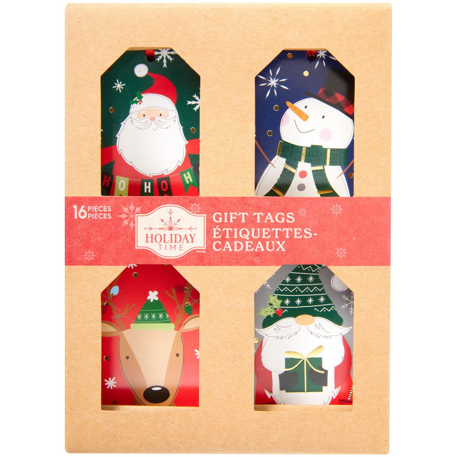 Holiday Time Winter Blush Gift Tags - Walmart.ca