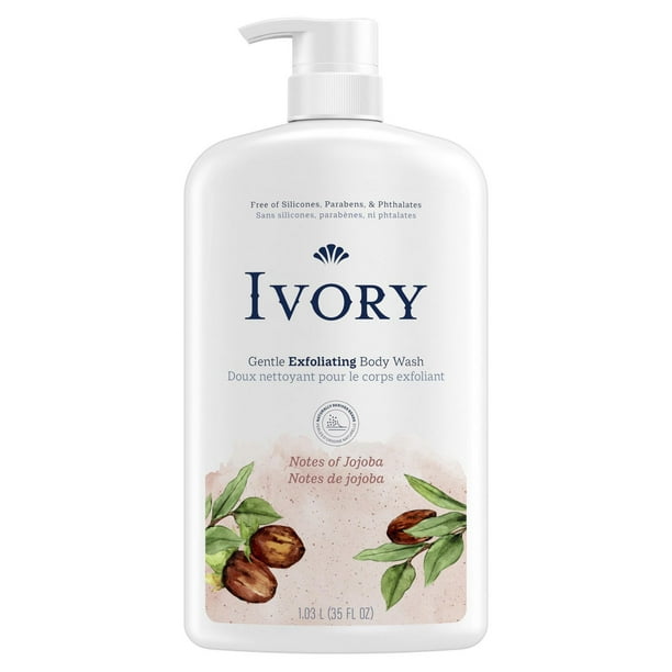 Ivory Gentle Exfoliating Body Wash, Notes of Jojoba Scent - Walmart.ca