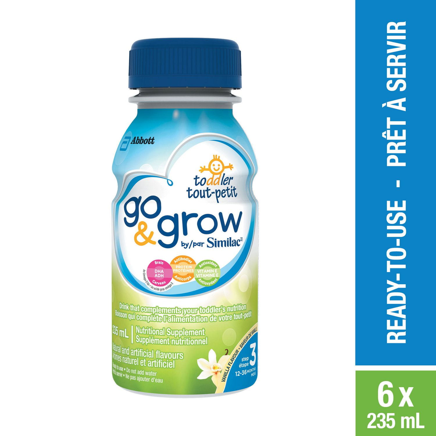 Similac Go & Grow Step 3 Toddler Drink, Complement to Toddler Nutrition ...