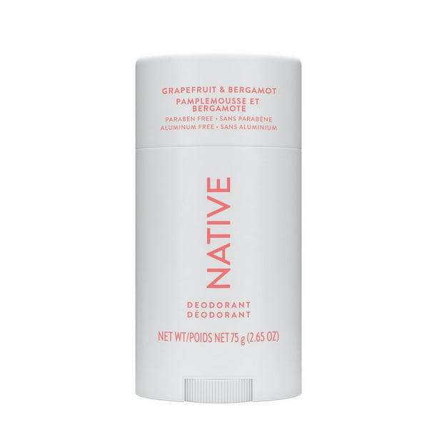 Native Natural Deodorant, Grapefruit & Bergamot, Aluminum Free - Walmart.ca