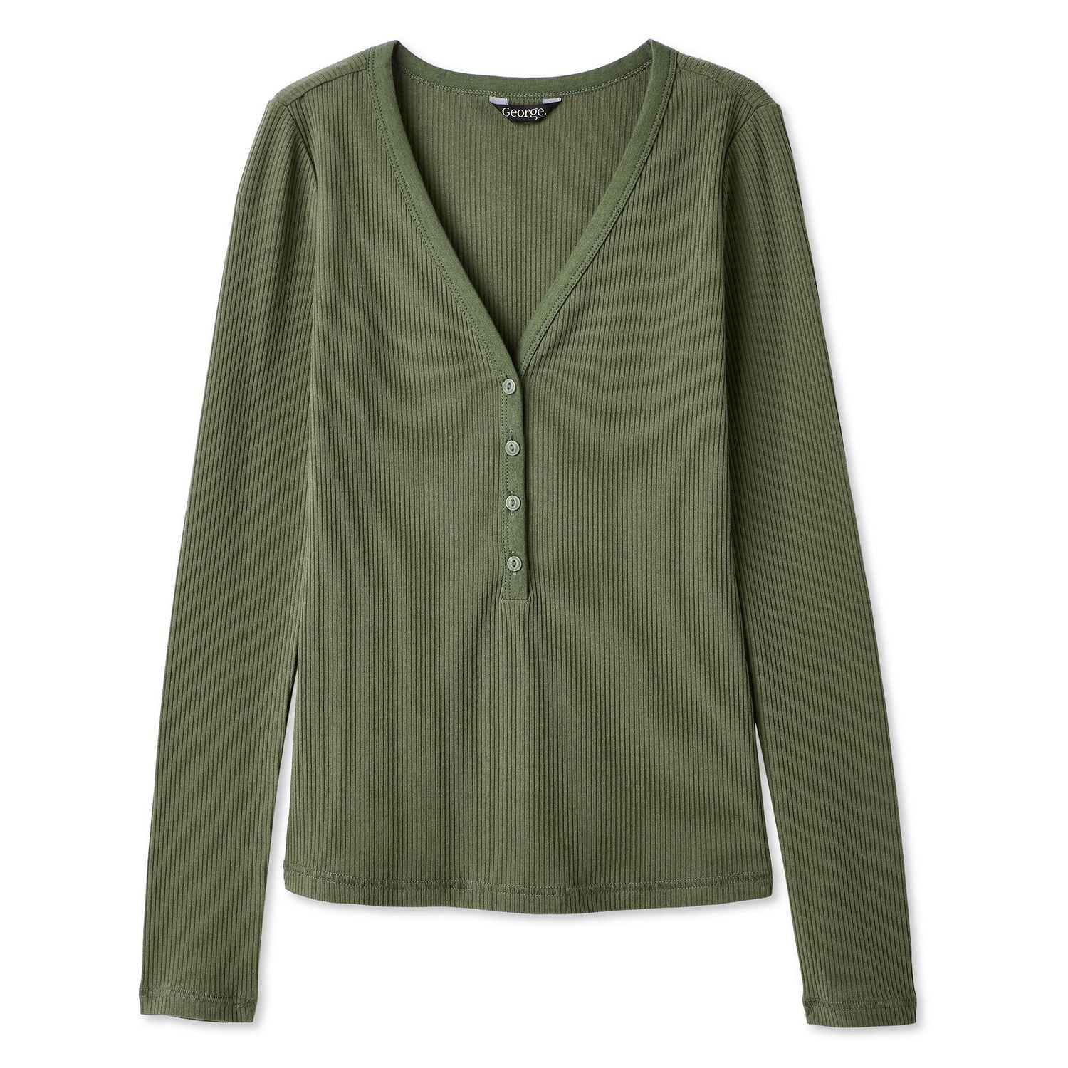 Click here for George Womens Henley T-Shirt S prices