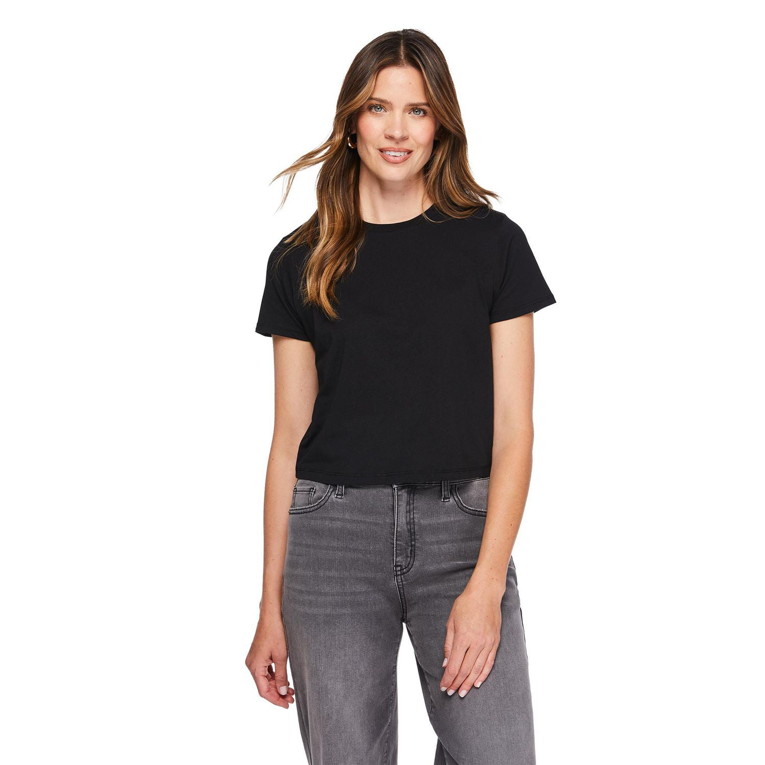 Click here for George Womens Shrunken T-Shirt Xs prices