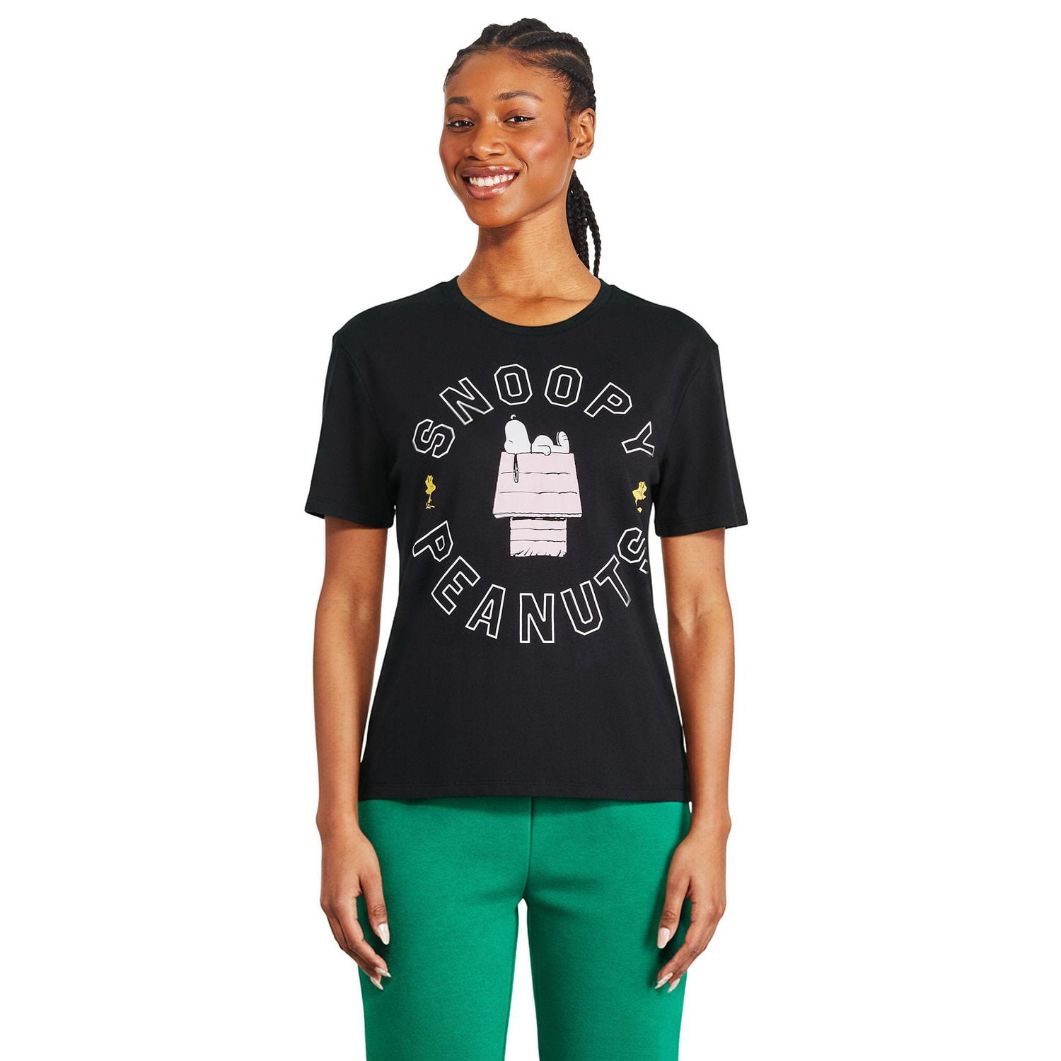 Click here for Peanuts Womens Snoopy Graphic T-Shirt M prices