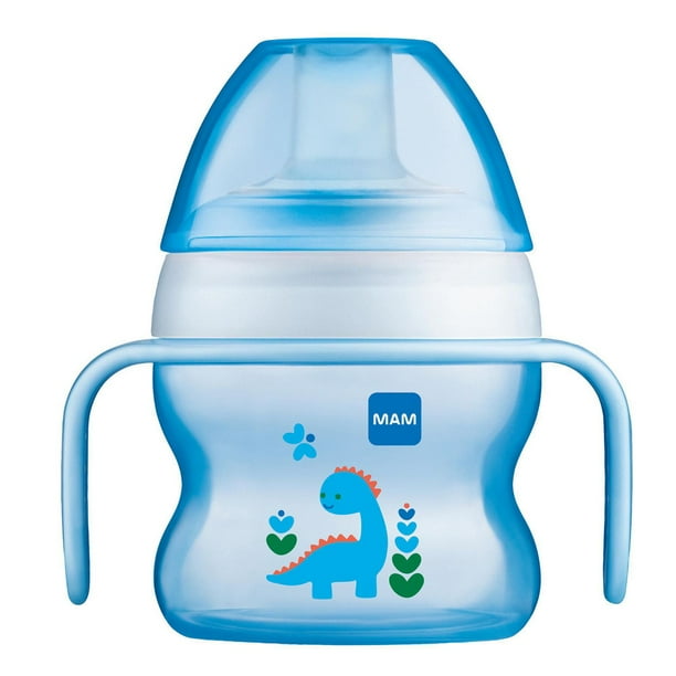 MAM Starter Cup, Sippy Cups for Toddlers with Handles, Boy, 5 Ounces, 1 ...