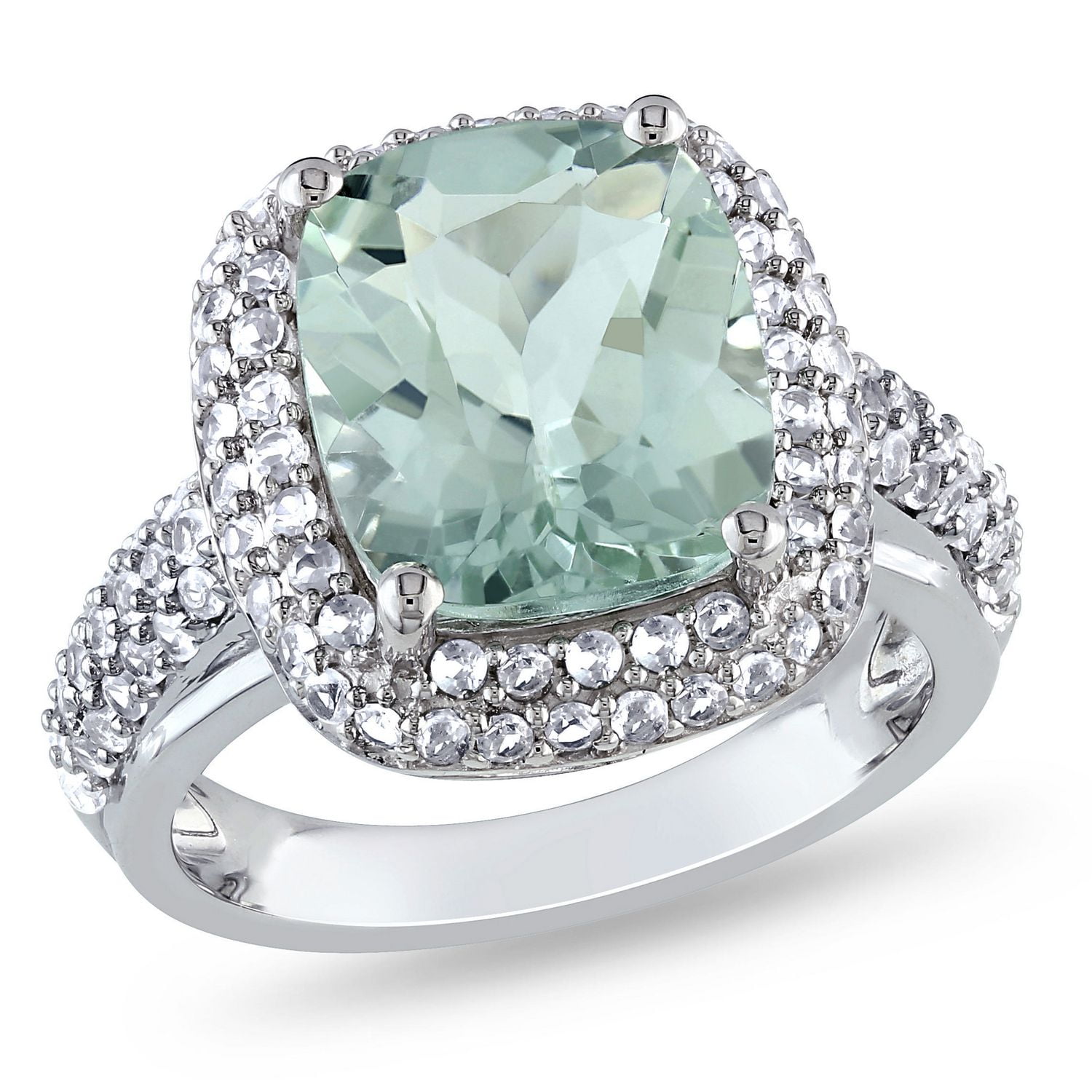 Click here for Tangelo 6 Carat T. G.W. Green Amethyst And Created... prices