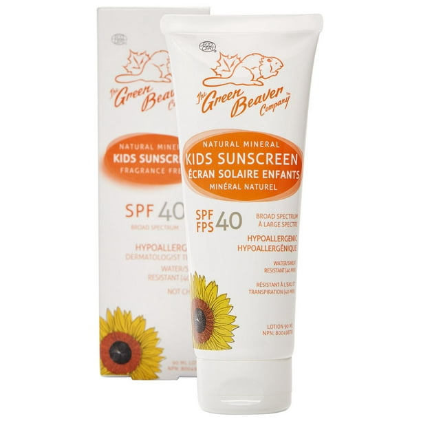 Green Beaver 100% natural Mineral Sunscreen For Kids - spf 40 - Walmart.ca
