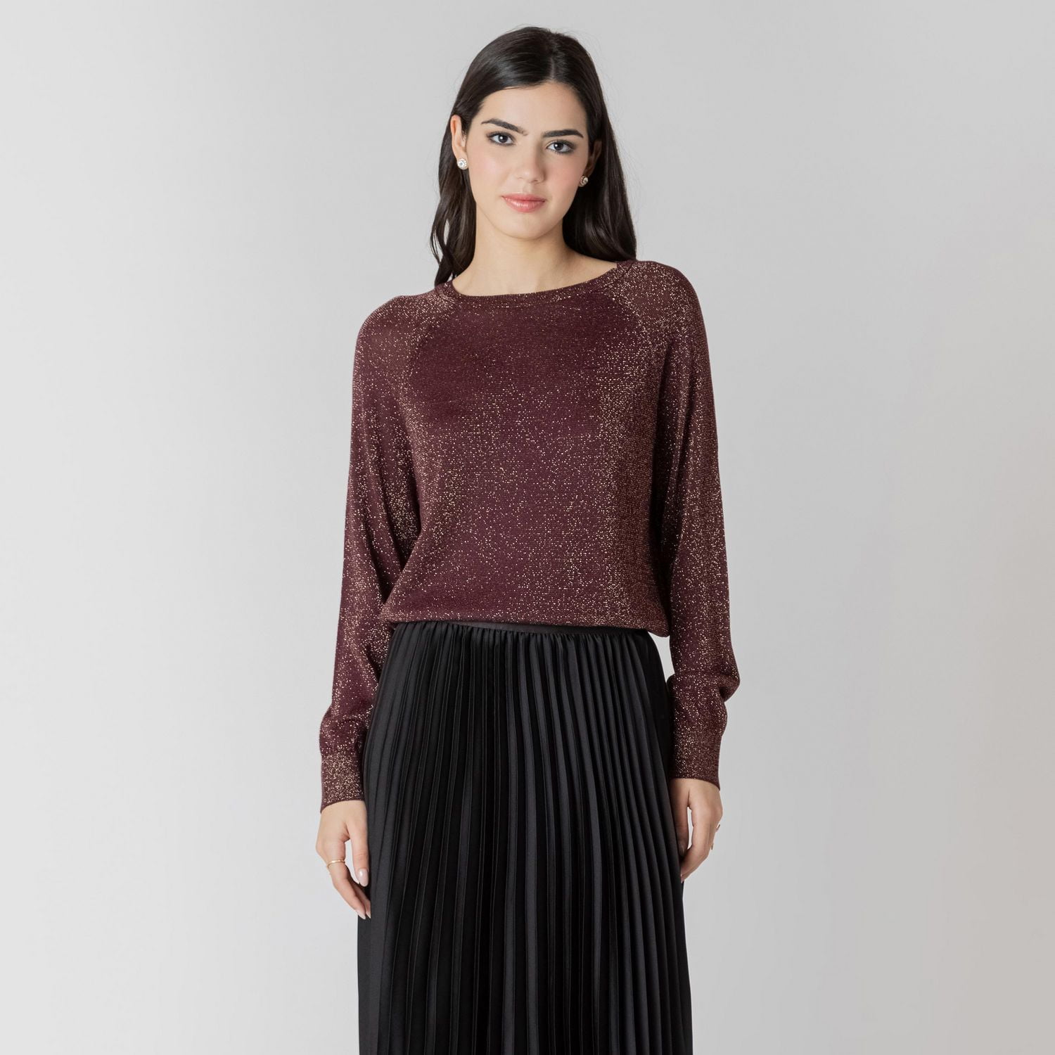 Click here for Devoted Long Sleeve Lurex Sweater L prices