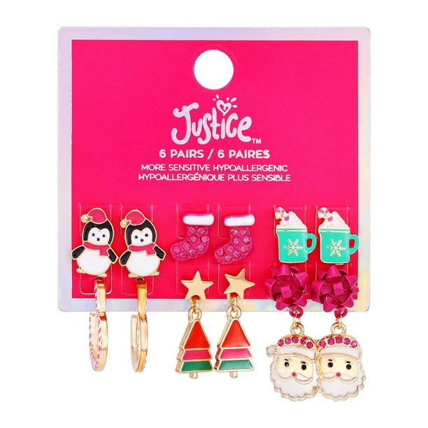Justice earrings set - Walmart.ca