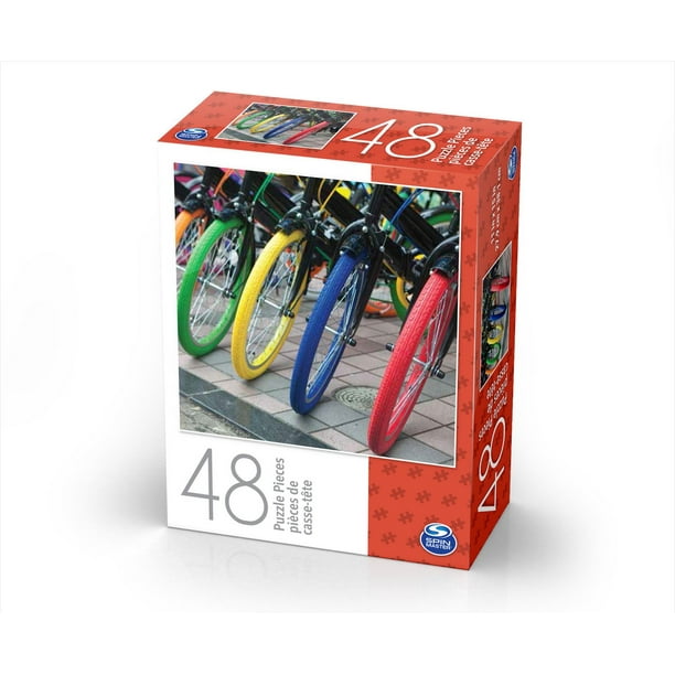 48-Piece Colorful Bikes Puzzle - Walmart.ca