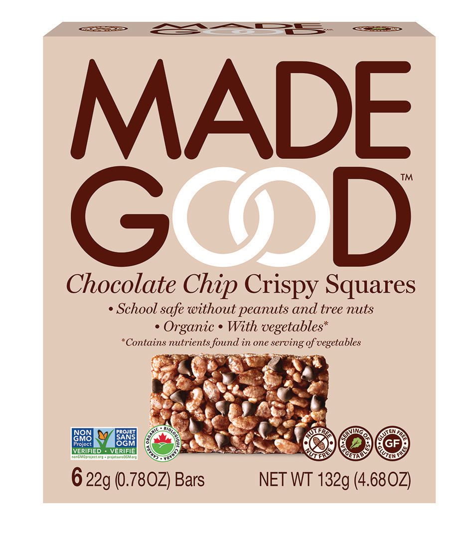 Made Good Organic Chocolate Chip Crispy Squares | Walmart Canada
