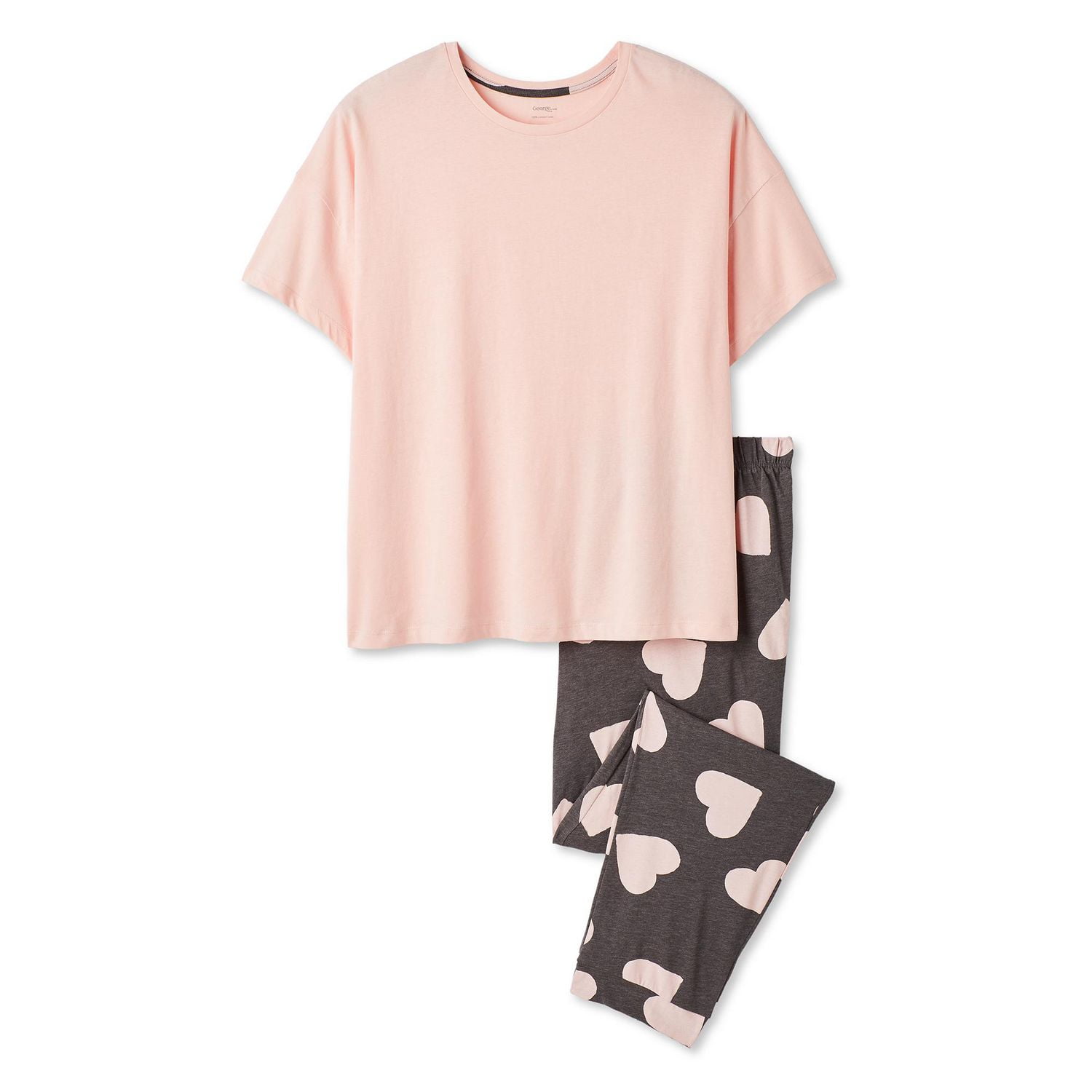 Click here for George Womens Plus Two Piece Pajama Set 3x prices