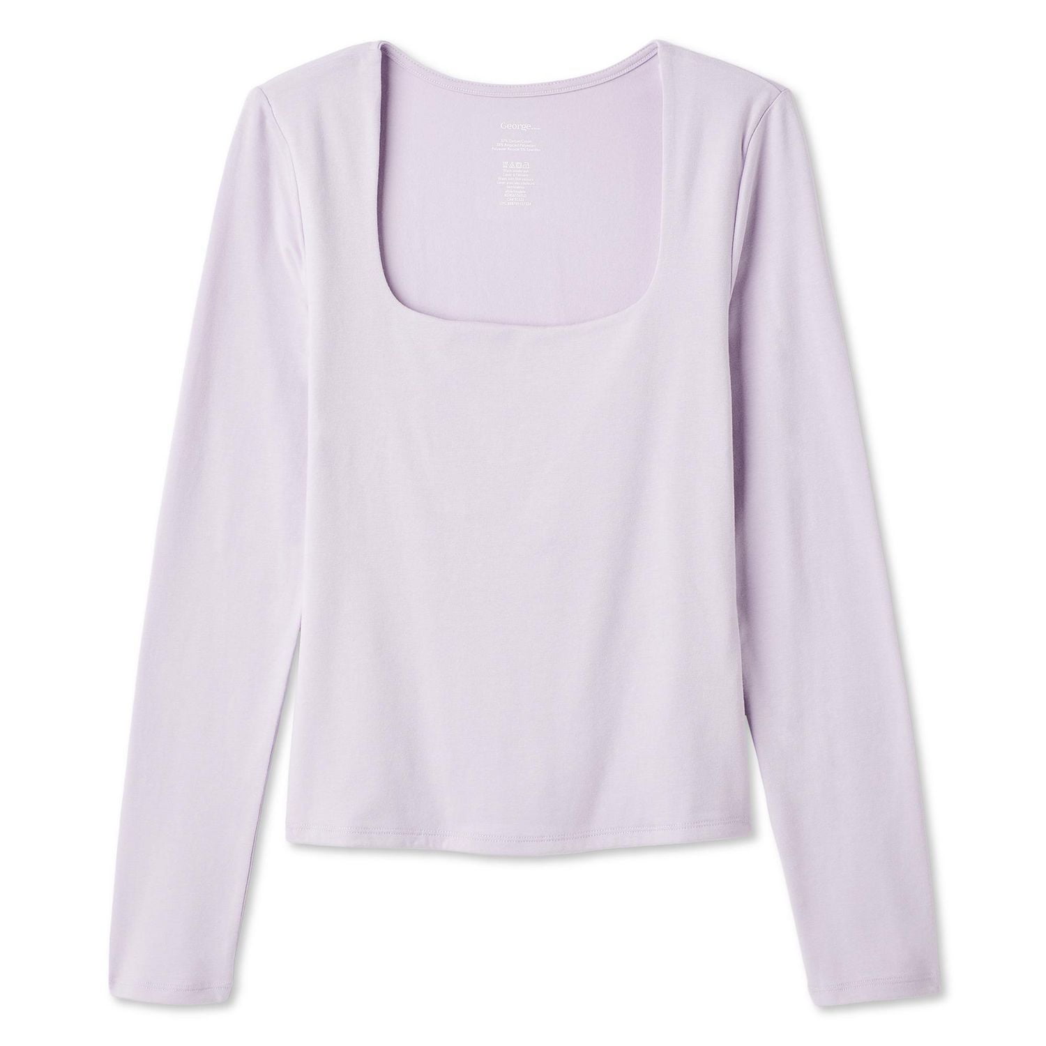Click here for George Womens Long-Sleeve Scoop-Neck T-Shirt Xs prices