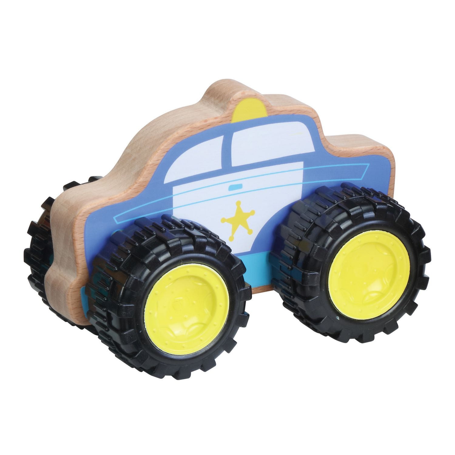 kid connection Wooden Police Push Toy Car | Walmart Canada