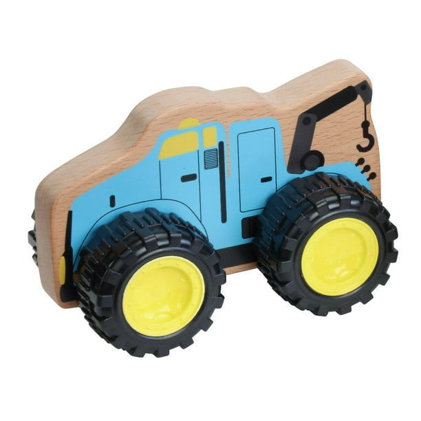 kid connection Wooden Tow Truck Push Toy Car - Walmart.ca