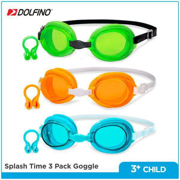 Dolfino Child 3 Pack Goggle Set - Walmart.ca