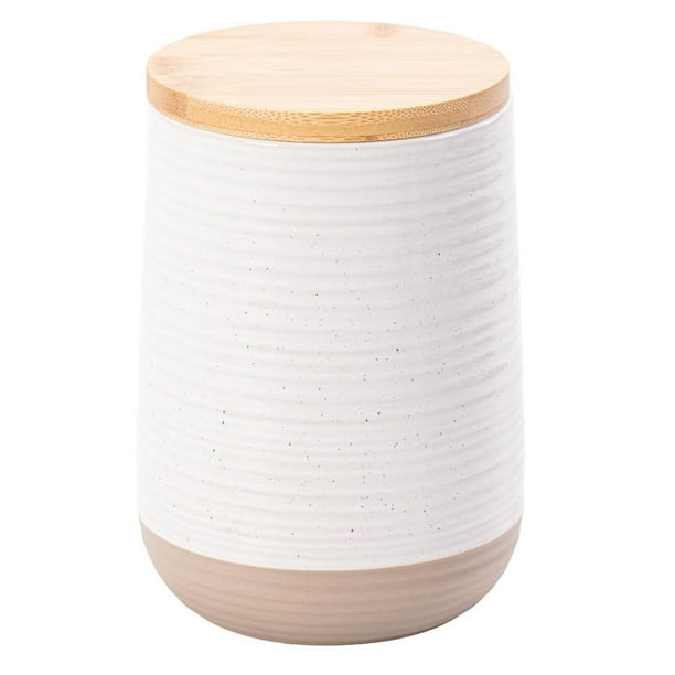 Mainstays 2-tone Ceramic Medium Canister, 60.5 oz, 1 piece - Walmart.ca