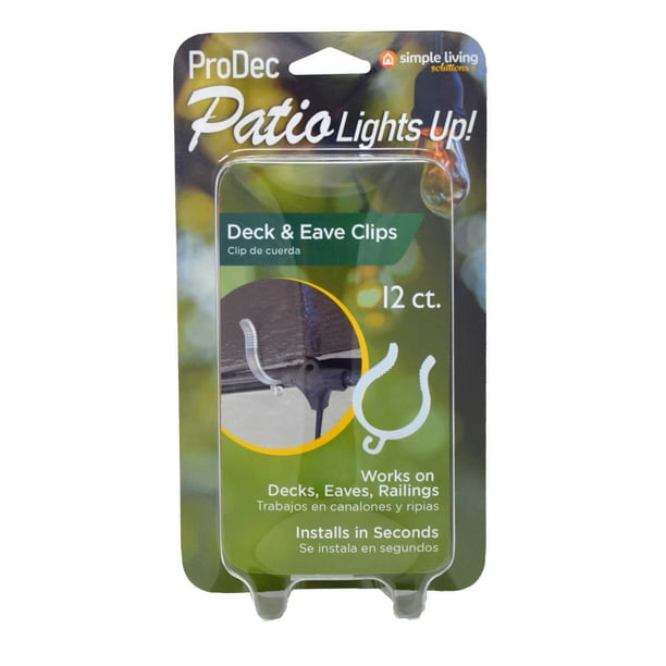 Simple Living Solutions Deck and Eave Clips (12ct) - Walmart.ca