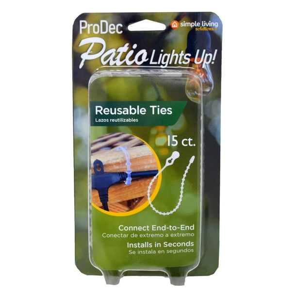 Simple Living Solutions 15ct Reusable Ties, Clear - Walmart.ca